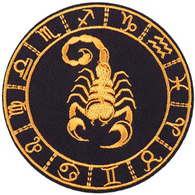 Scorpio Iron on patch Oct 24th-Nov 21st zodiac sign astrology ...