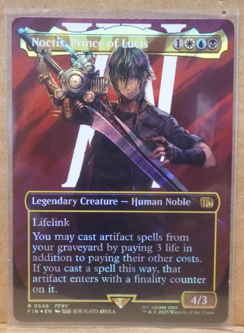 PRE-RELEASE Noctis, Prince Of Lucis Surge Foil Final Fantasy Magic 0546 ...
