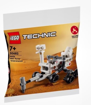 LEGO Technic Nasa Mars Rover Perseverance Space Polybag Set 30682 Free ...