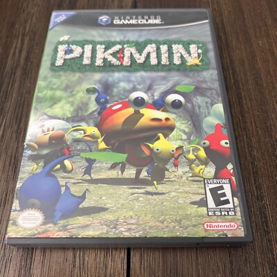 Pikmin (Nintendo GameCube, 2001) Black Label - CIB Complete, Great ...