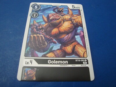 Digimon Golemon BT10-062 C NM/M Xros Encounter | eBay