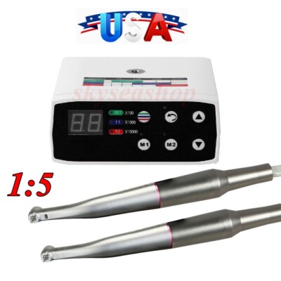 NSK Style Dental Brushless LED Electric Micro Motor 1:1/1:5 Handpiece ...