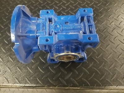 MOTOVARIO Worm Gearbox NMRV-P 063 100 to 1 Gear Ratio Gear Reducer ...