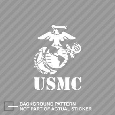 USMC EGA Sticker Die Cut Decal Vinyl marines marine corps earth globe ...