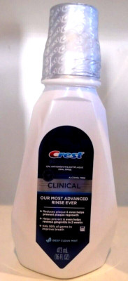 Crest Pro-Health Clinical Mouthwash/Mouth Rinse Deep Clean Mint - 16 fl ...