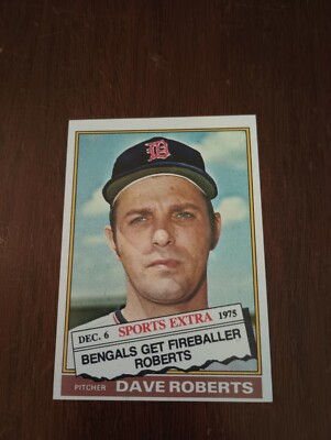 1976 Topps Traded #649T Dave Roberts (NRMT) | eBay