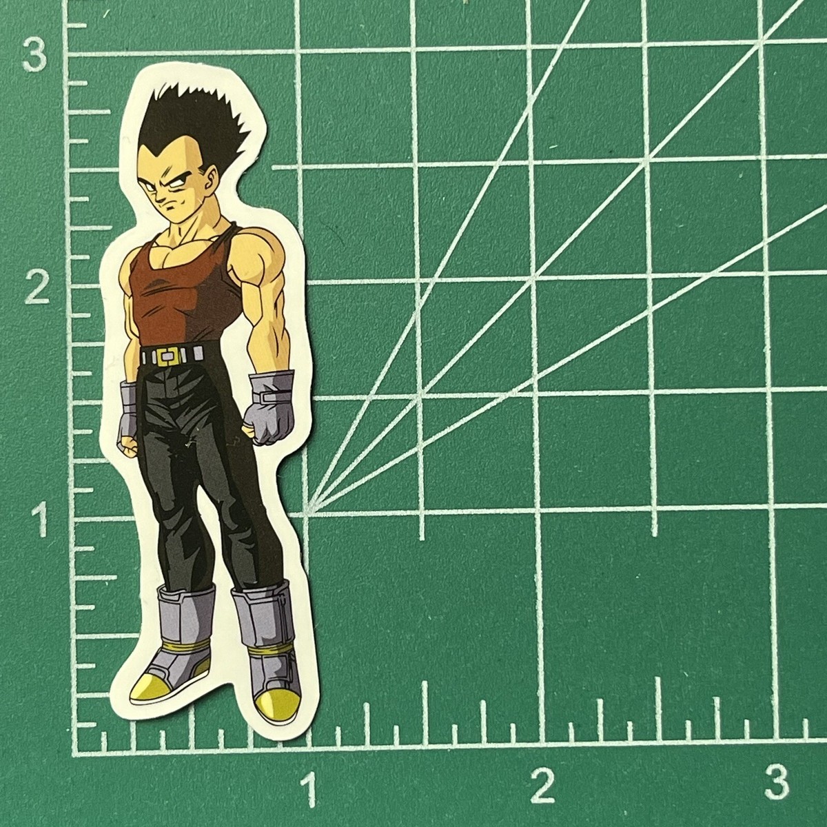 Dbgt Vegeta Moustache Dragon Ball GT Sticker Vegeta Heroes Anime Decal