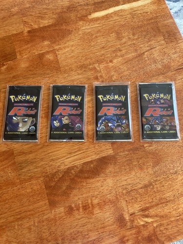 Pokémon 1st Ed. Team Rocket Empty Booster Pack Set | eBay