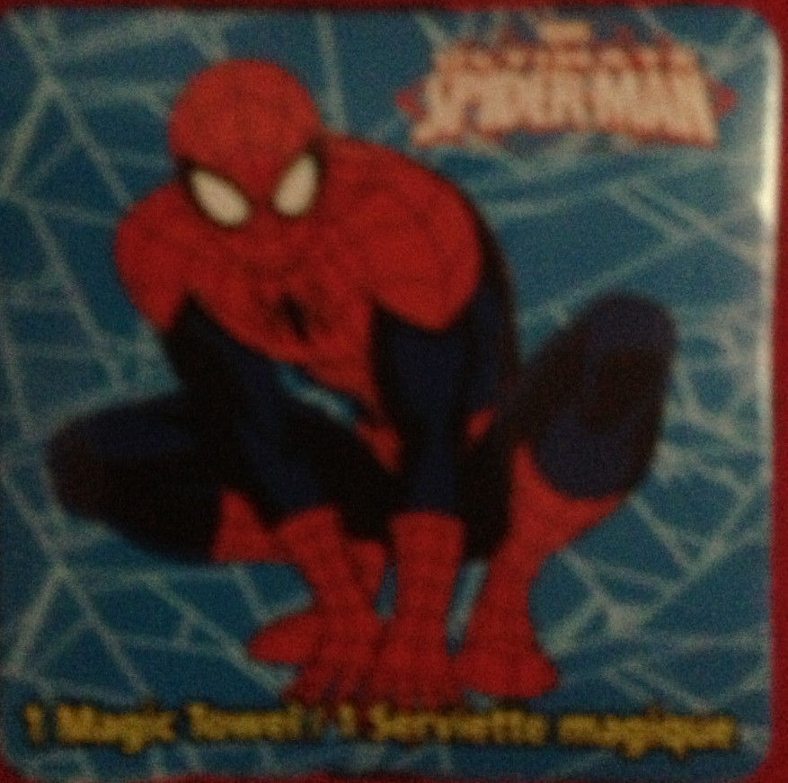 Marvel Spider-Man 11" X 11" Magic Towel Disney Universal Studios Disney ...