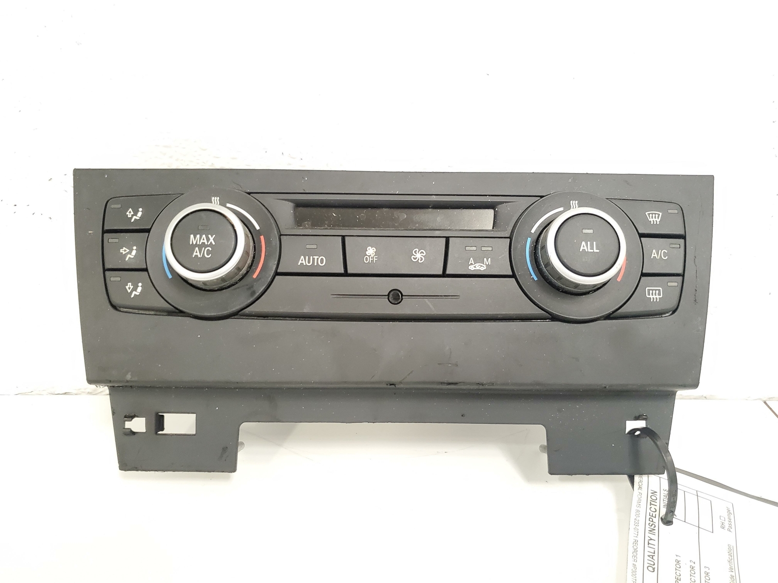 2012-2015 2014 BMW X1 SDrive28I Temperture Control Switch OEM ID ...