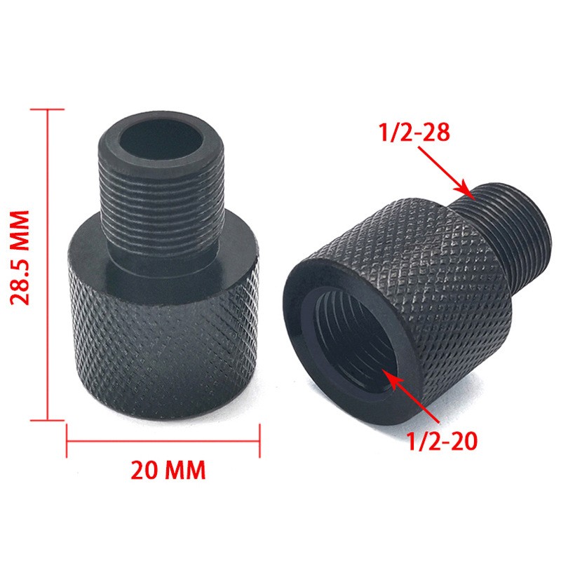 Threaded Adapter Female 1/2-20 UNF To 1/2-28 UNEF Male Accessories | eBay