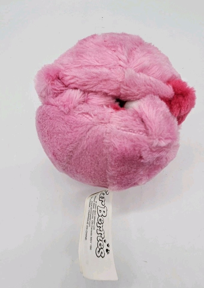 Fur Berries Hidden Plush Strawberry Spaniel Pink Dog Folds Ball ...