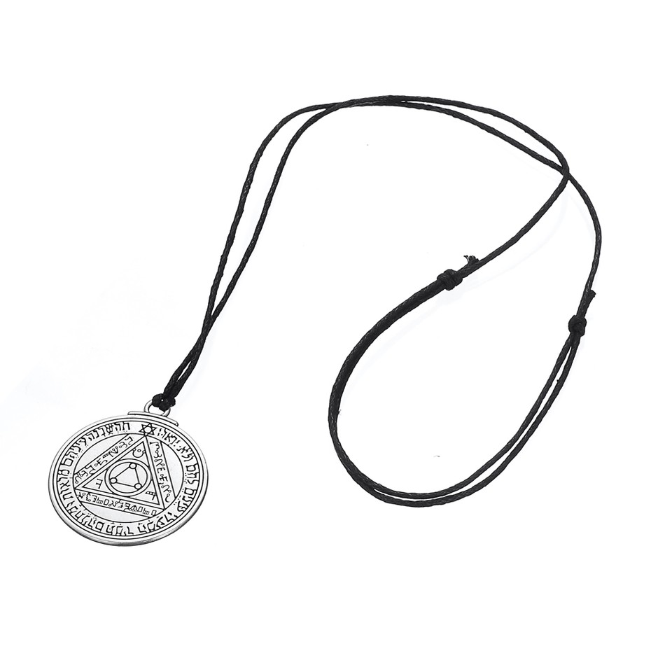 Pentacle of the Sun Talisman Key of Solomon Seal Pendant Necklace Wicca ...