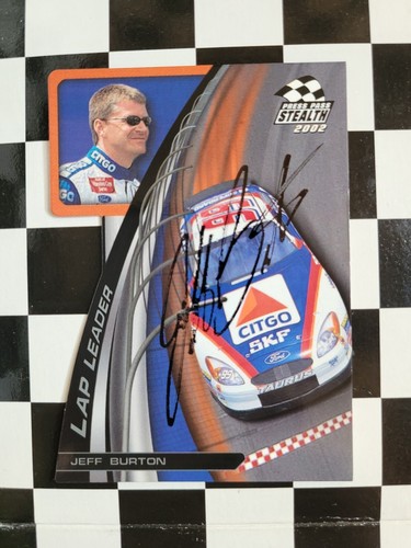 🏁🏆Jeff Burton Autographed NASCAR Card🏁🏆 | eBay