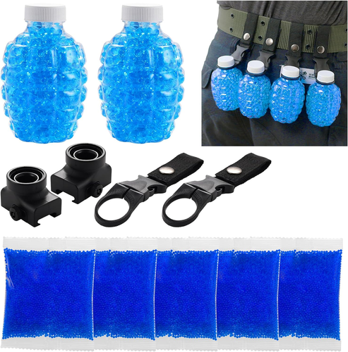 Gel Ball Blaster Accessories Kit 5 Pack - 50,000 Count Hoppers Lanyards ...