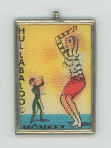 Hullabaloo Le Singe 1960's Vari-Vue Mouvement Lenticulaire En Encadré ...