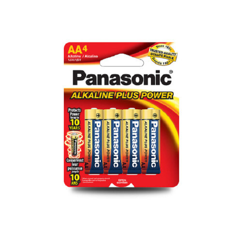 Panasonic Alkaline Plus Power AA Batteries (4-Pack) | eBay