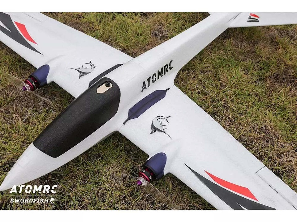 AtomRC Swordfish 1200mm FPV Flying Wing | eBay