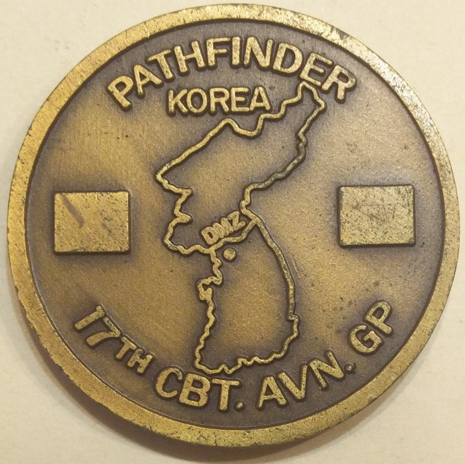 17th Combat Team Aviation Group Korea Pathfinder Army Challenge Coin | eBay
