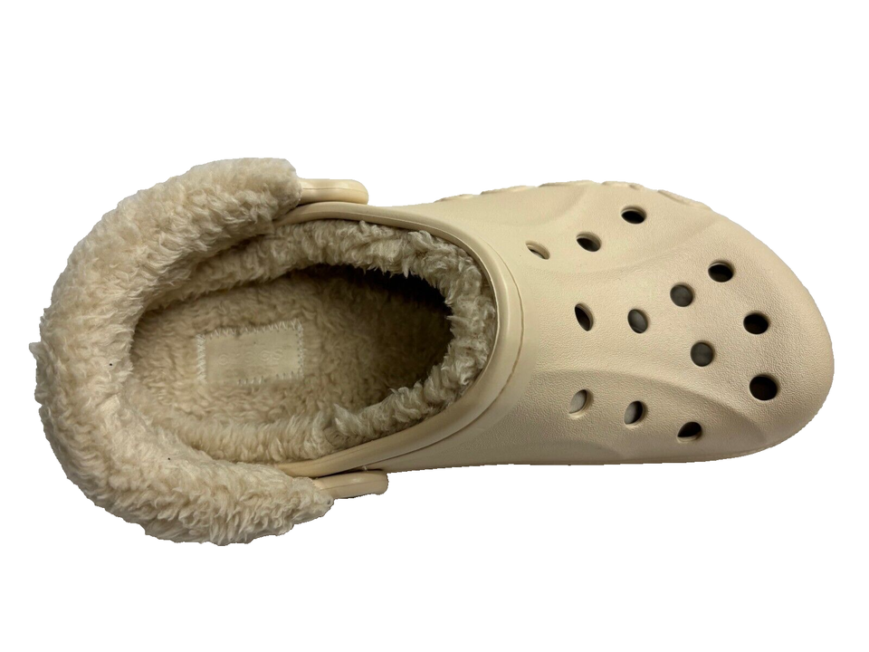 Crocs Baya Lined Fuzz-Strap Clogs Adults UK M6/W7 US M7/W9 EU 39/40 ...