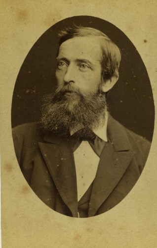 Poland Poznań Posen Man posing Big Beard Old CDV photo Rivoli 1870 | eBay