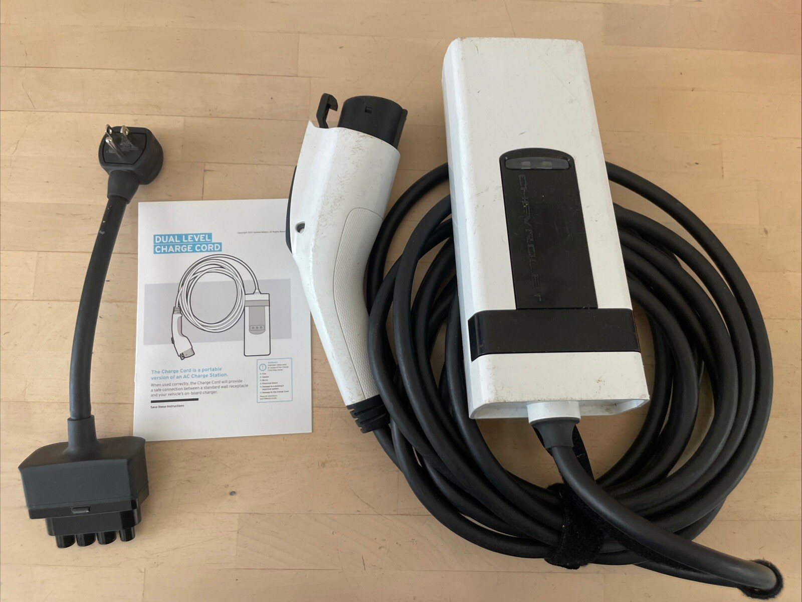 Level 1 & 2 EV Charger OEM Chevy Bolt / EUV 120V 240V GM # 85163382 ...