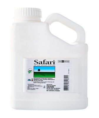 Safari 20SG Systemic Insecticide,Dinotefuran 3lb Jug | eBay