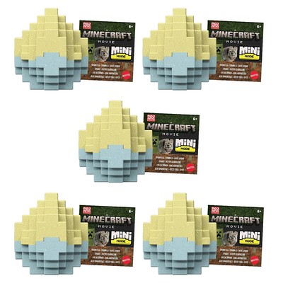Mattel - Minecraft Movie Mini Mode - SPAWN EGGS [5 Pack Lot](2 inch ...