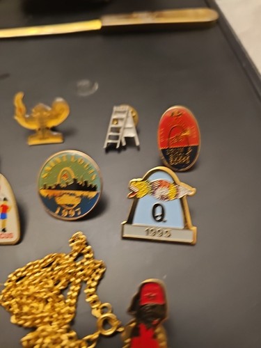 10 Moolah Shriners Club KAABA ARABA Drum & Bugle Corps Lapel Hat Pins ...