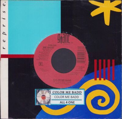 Color Me Badd - Color Me Badd Reprise 19236 Vinyl 45 rpm Record | eBay