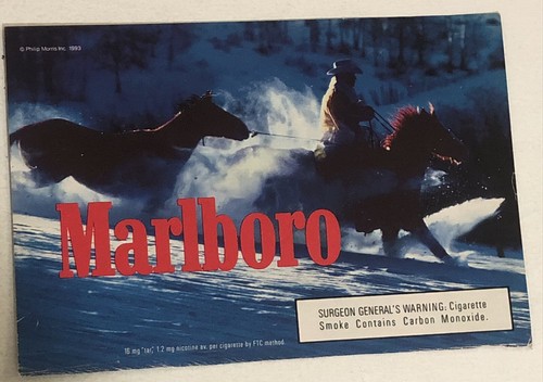 1993 Marlboro Reds Cigarettes Vintage Print Ad Advertisement Cowboy pa1 ...