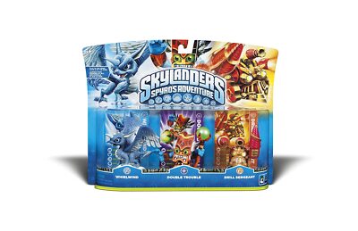 Skylanders Spyro Adventure Triple Character Pack (Whirlwind, Double ...