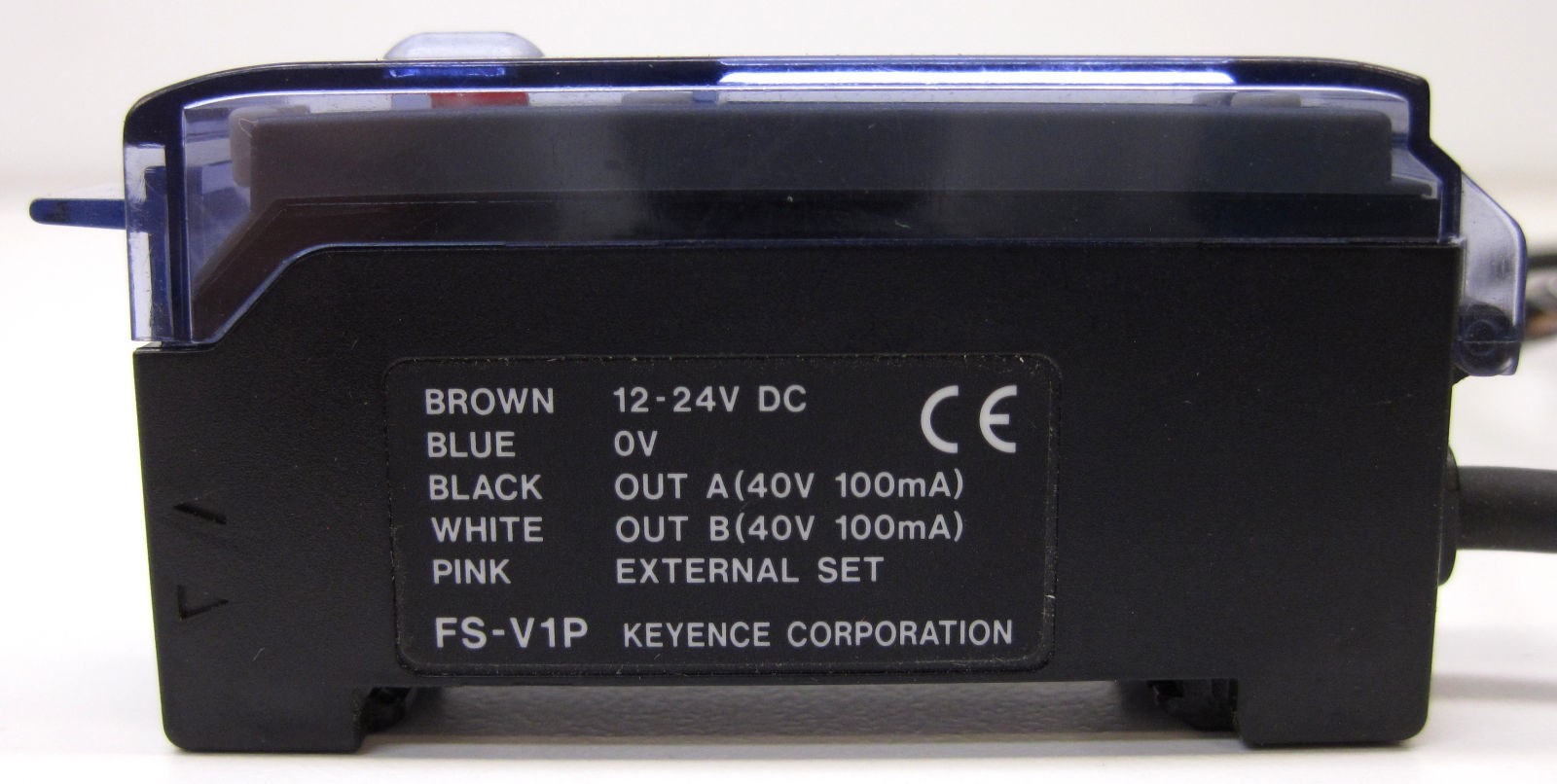 Keyence FS-V1P Fiber Optic Sensor Amplifier, Cable Type, Main Unit, PNP ...