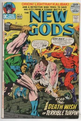 NEW GODS #8, VF, Jack Kirby, Orion LightRay ManHunter, DC, 1971 1972 ...