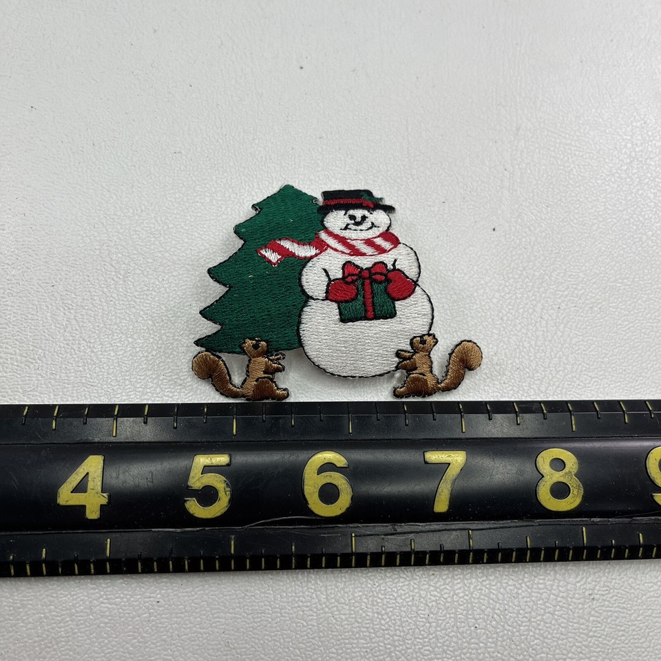 Snowman Christmas Tree Patch K001 | eBay