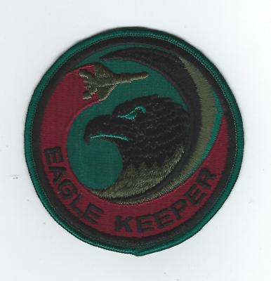 70s-80s F-15 EAGLE KEEPER #1 subdued patch | eBay