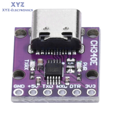 USB to TTL Serial Converter CH340C CH9340 CH340E Module Type-C For ...
