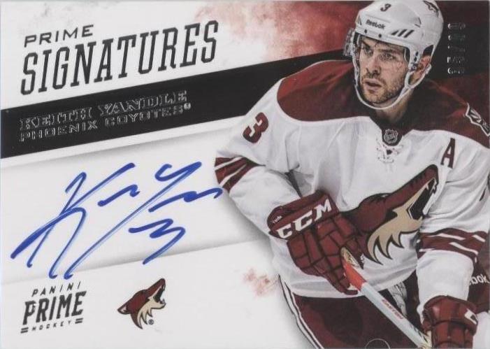 2012-13 Panini Prime - Prime Signatures Keith Yandle #39 /99 (AU) for ...