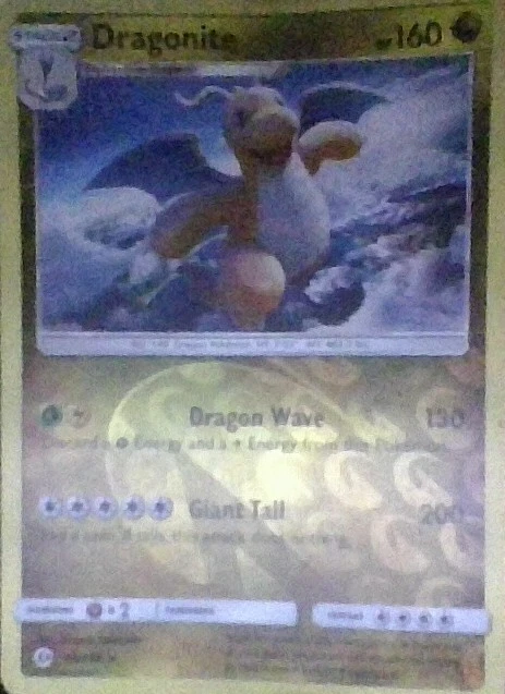 Shiny Dragonite Card