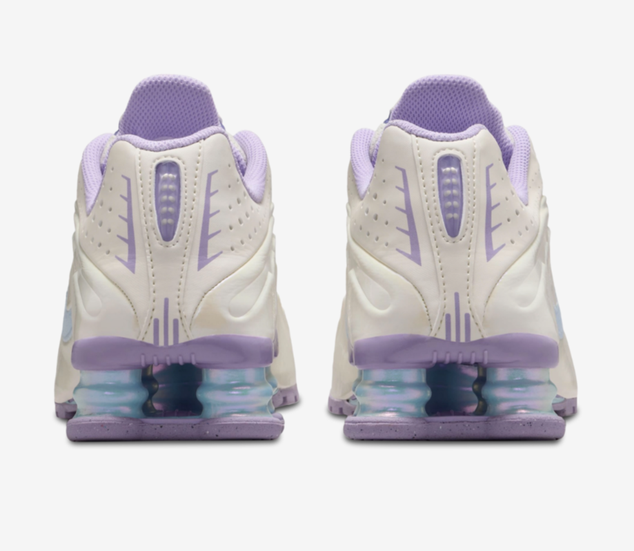 Nike Shox R4 Soft Pearl Purple Multi IH4050-001 GS SZ 4Y-7Y Womens New ...