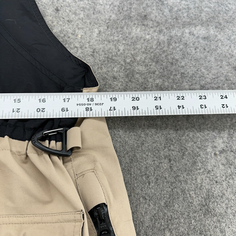 Bass Pro Shops Pro Qualifier Mens M Beige Bib Cargo Fishing Outdoors ...