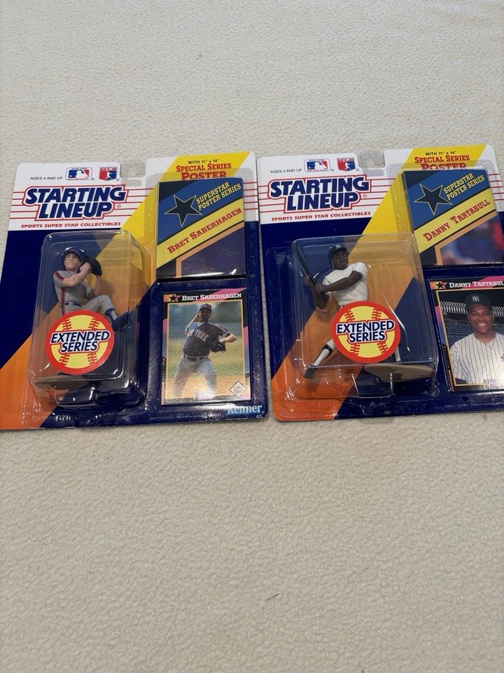 HUGE LOT OF 16 UNOPENED STARTING LINEUPS 1988-1994! ALL BASEBALL. ALL ...