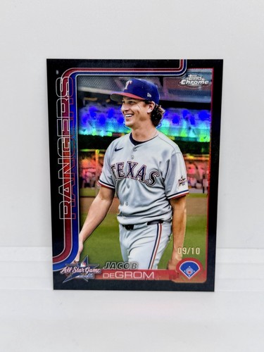 JACON DEGROM 2025 Topps Chrome Update All Star Variation Black ...