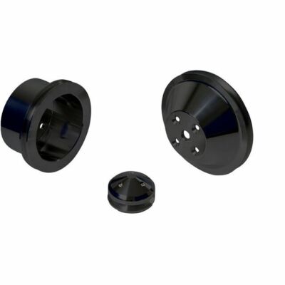 CVF Racing CVF-B-SBCL1KIT Chev SB Pulley Kit V-Belt Long Water Pump 1V ...