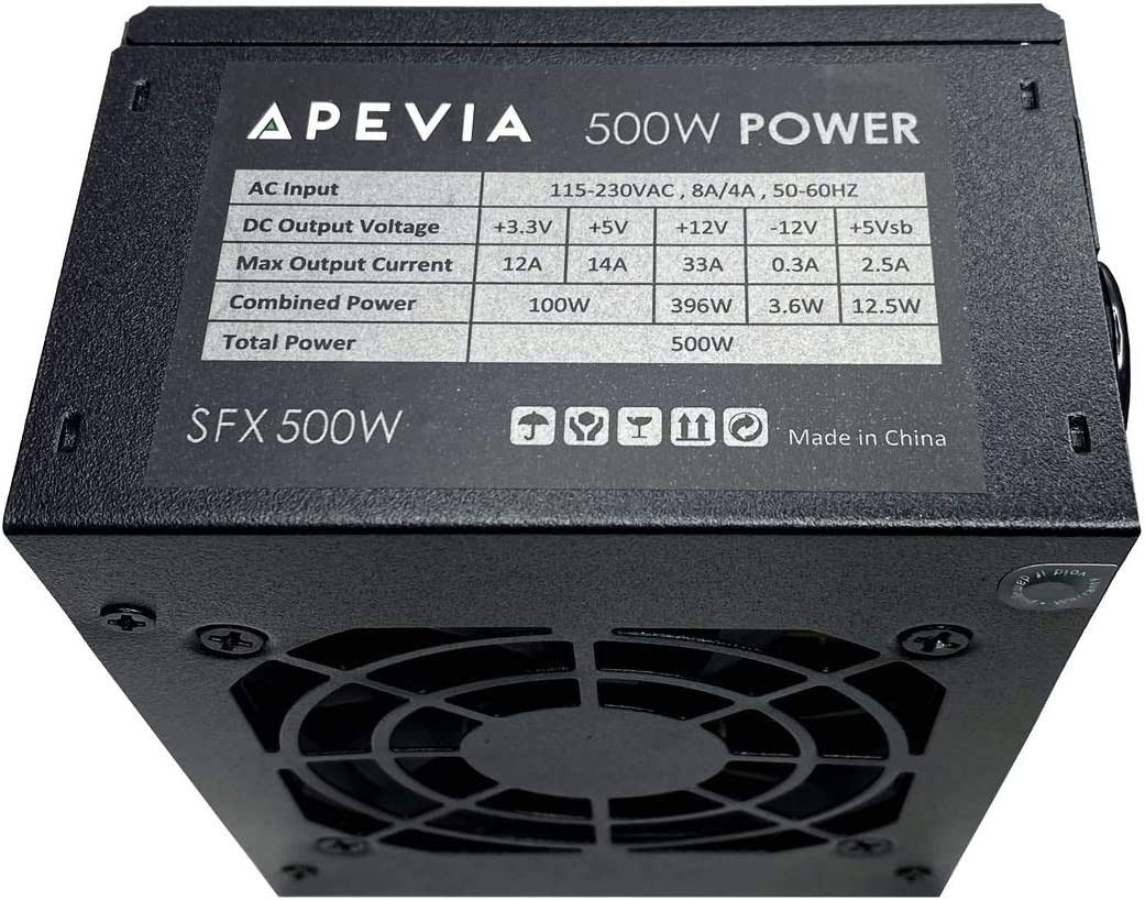 Solucion Sfx-ap500w Mini Itx/fuente De Alimentacion Micro Atx/sfx 500W