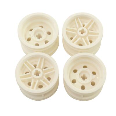 4 NEW LEGO Wheel 30.4mm D. x 20mm with No Pin Holes and Reinforced Rim ...