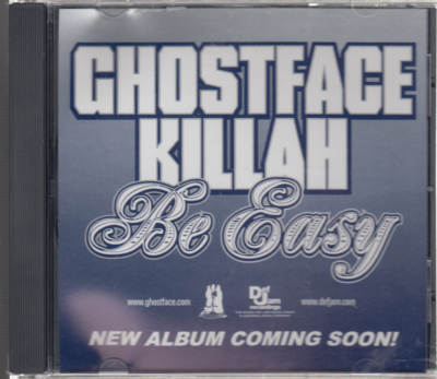 ghostface killah be easy cd promo | eBay