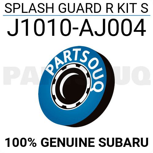 J1010AJ004 Genuine Subaru SPLASH GUARD R KIT S J1010-AJ004 | eBay