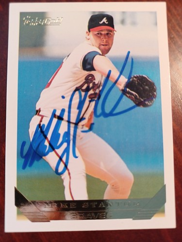 MIKE STANTON 1993 Topps GOLD # 88 autographed signed card ATLANTA ...