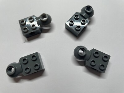 Lego 4 x dk bluish gray technic brick rotation horizontal 7592 2509 ref ...